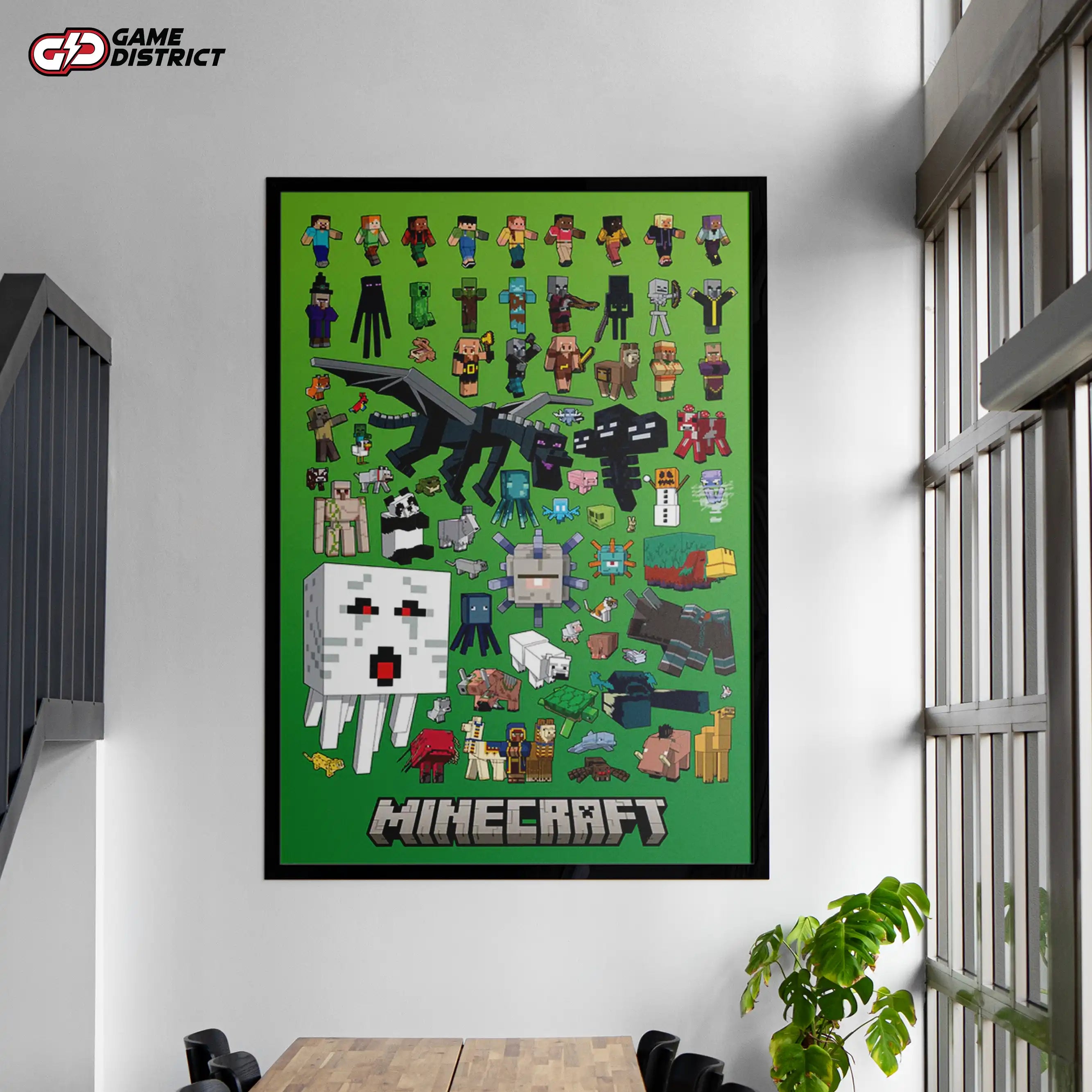 Minecraft (Character Montage) Maxi Poster – Game District Elgin