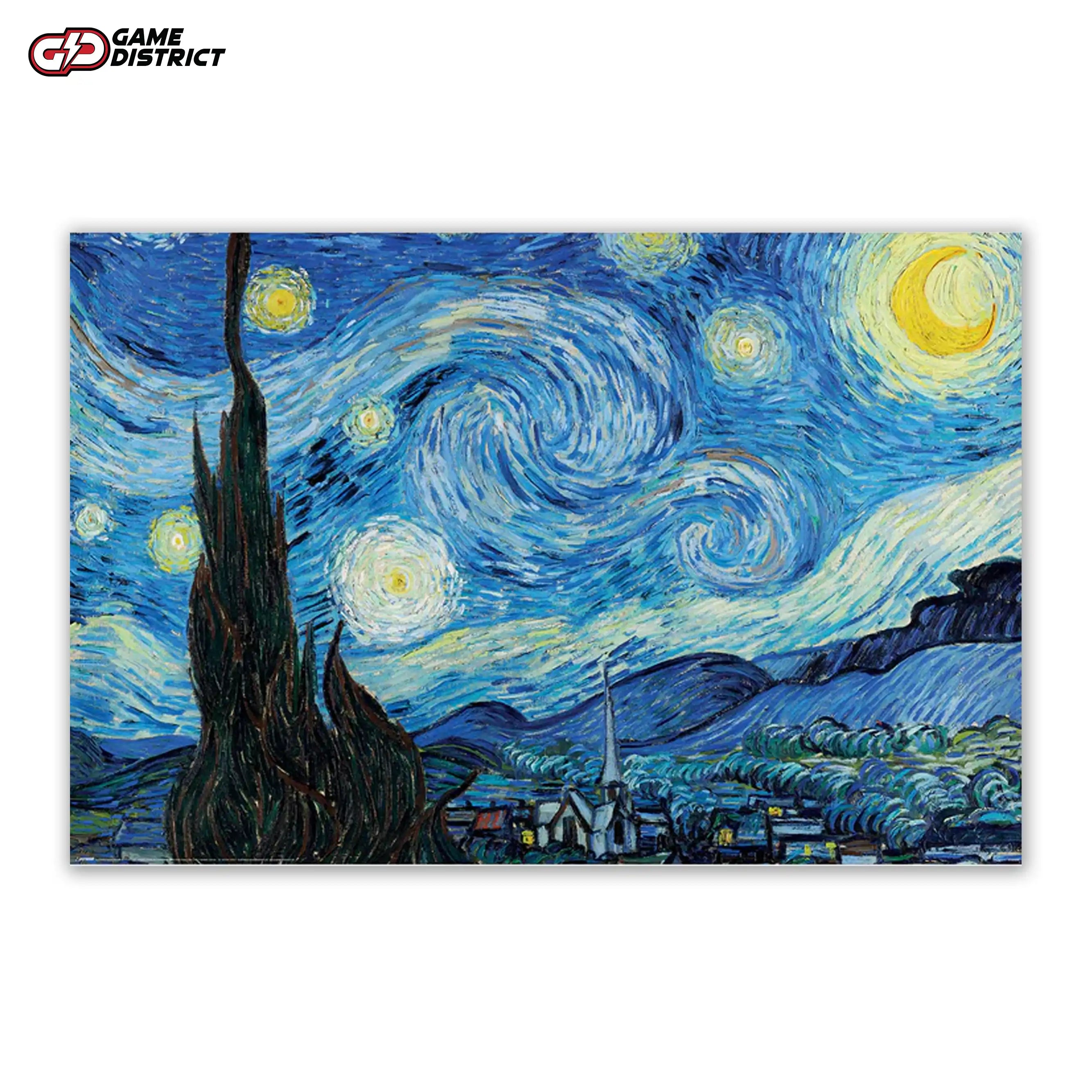 Vincent Van Gogh (Starry Night) Maxi Poster – Game District Elgin